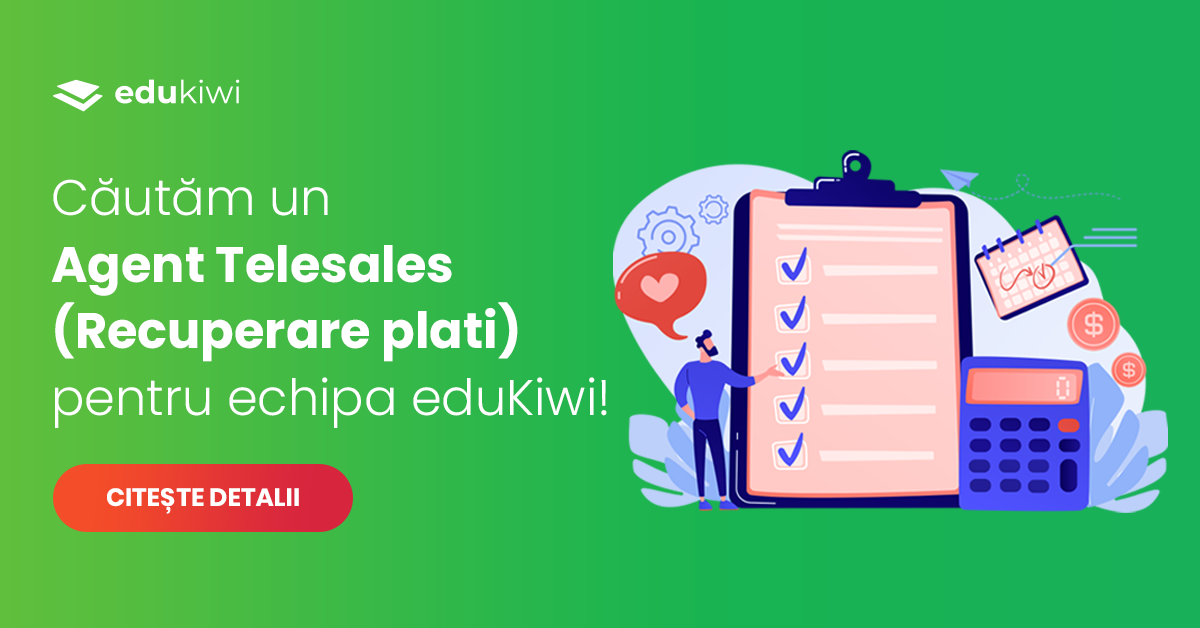 Agent Telesales (Recuperare plati) - Edukiwi